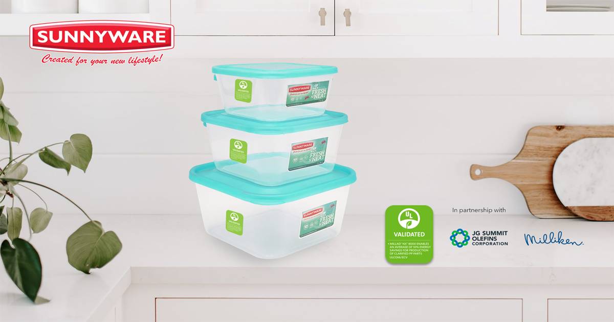 Sunnyware® products receive UL ECV label certification using JG Summit’s similarly- certified ...